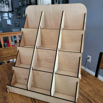 Display Stand Laser Cut Svg Files, 4 Shelf Display Stand Files, Vector ...