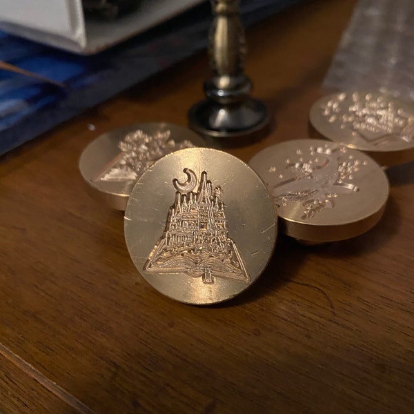 Book Castle Wax Seal Stamp /envelop Wax Seal Stamp/custom Sealing Wax ...