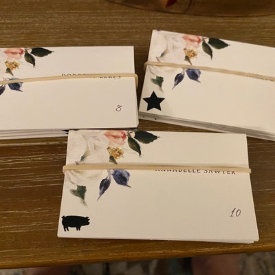 Meal Indicator Stickers set of 10 Wedding Meal Decals Entree Stickers ...