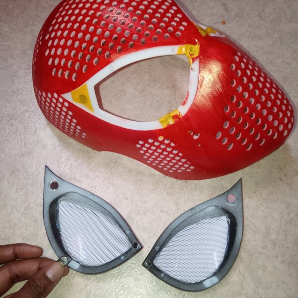 Customized Sam Raimi Spiderman Mask, Black Spiderman Mask Cosplay ...