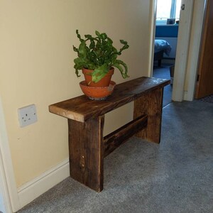Rustic Bench Seat - Etsy UK