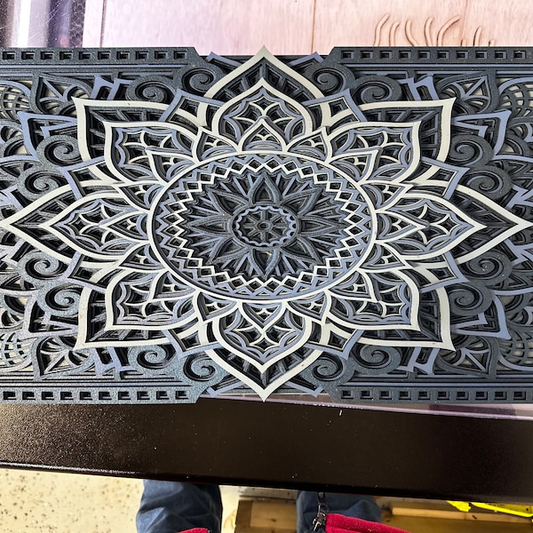 Layered Mandala Bundle SVG DXF, Multi-layer Mandala Bundle, Laser Cut ...