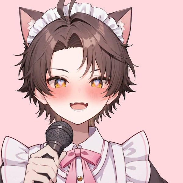 Live2d Model: Bell Cat-eared School Boy – Vtuber Model FULLY RIGGED ...
