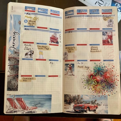 Dear Santa Planner Dashboard HP, A5, B6,personal Planner Dashboard for ...