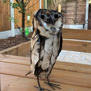 Metal Pheasant Garden Ornament Sculpture Art Handmade Recycled Metal ...