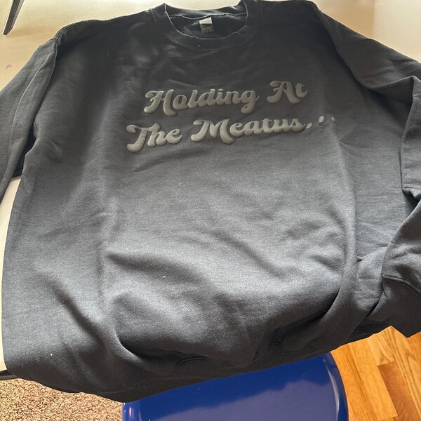 Personalized Puff Print Sweatshirt - Custom 3D Raised Text Hoodie ...