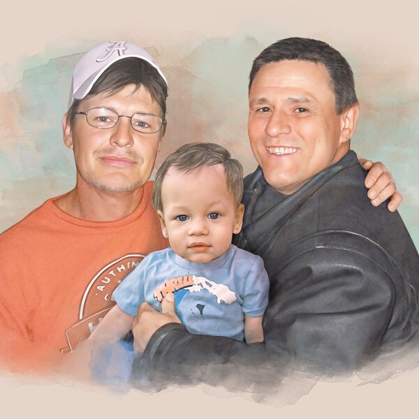Merge Family Photos, Add Person to Photo, Custom Memorial Gift ...