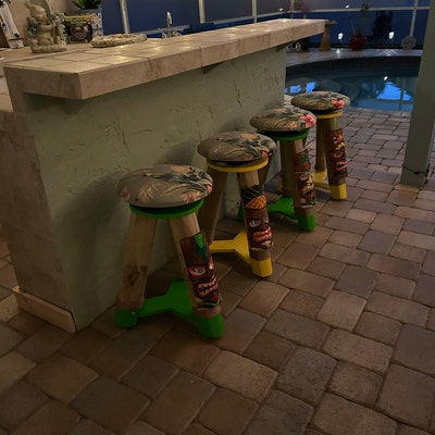 Novelty Tiki-totem Bar Stools - Etsy