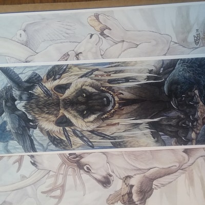 Werewolf and Ravens Print - Etsy