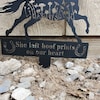 Custom Horse Memorial Sign, Horse Stake, Grave Markers, Horse Sign With ...