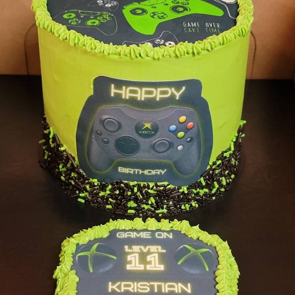 DIY Digital Game Cake Topper Printable Centerpieces Birthday ...