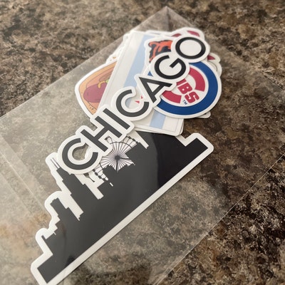 Chicago Sticker Pack of 14, Chicago Stickers, Chicago - Etsy