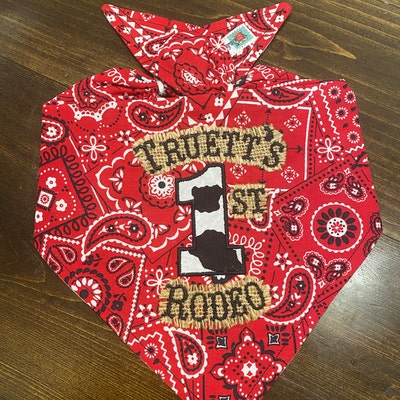 RODEO Back Number-personalized Cowboy-1st Birthday/rodeo - Etsy