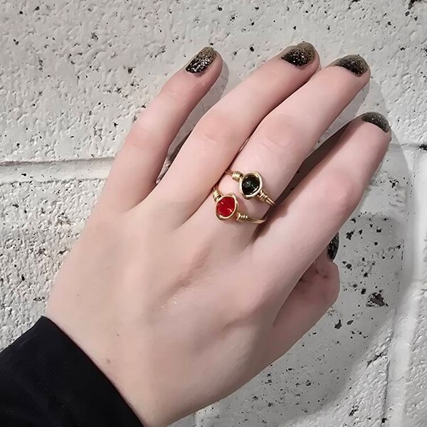 The Night Court Themed Wire Ring Set - ACOTAR Inspired - Etsy