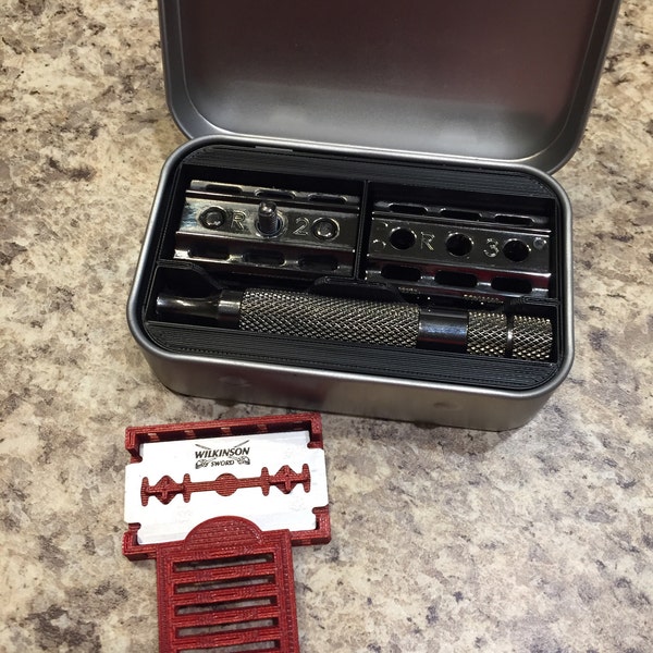 Travel Razor Tins - Altoids Size - Etsy