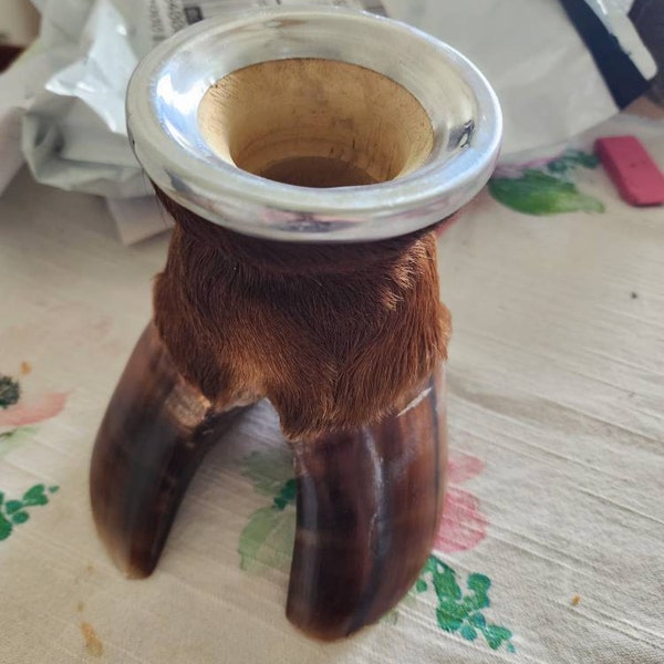 Cow Hoof Mate Cup and Straw, Rustic Mate, Yerba Mate, Mate Gourd, Mate ...