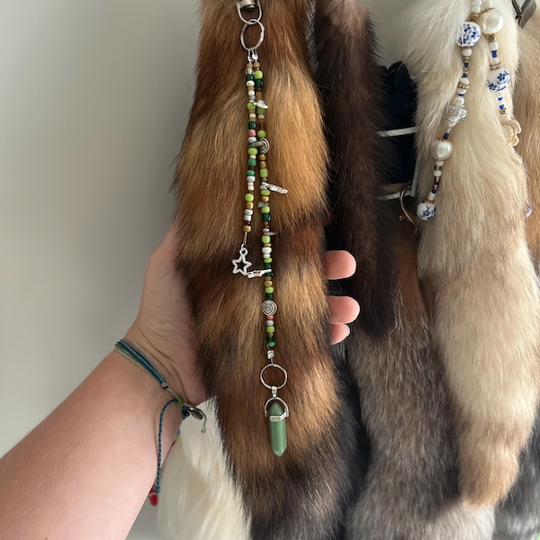 Custom Therian Beaded Accessories Keychains for Tails! - Etsy