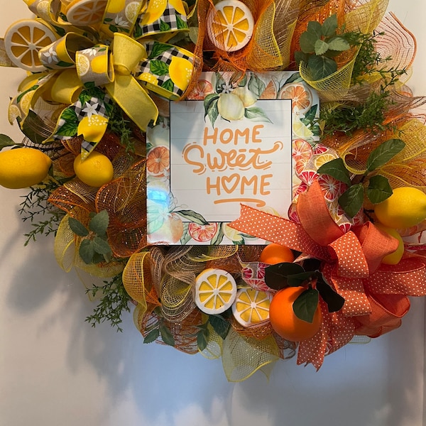 Fall Blessings Metal Wreath Sign, Autumn Decor, Fall Door Sign, Harvest ...