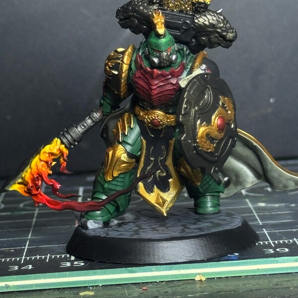 Colonel Thierry Du Lion D'argent Paladin Bust to Paint Dungeons Dragons ...