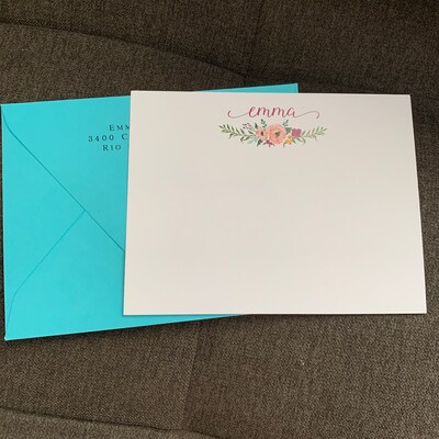 Custom Envelopes Return Address Printing ADD-ON Personalized Envelopes ...