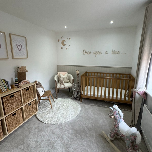 Once Upon a Time | Wooden Wall Words | Nursery | Children’s Room Decor ...