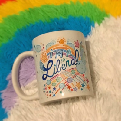 Liberal Mug Funny Liberal Gift Democrat Mug Funny Political Gift ...