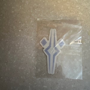 Star Wars Light Orange Fulcrum Vinyl Sticker Star Wars Sticker Ahsoka ...