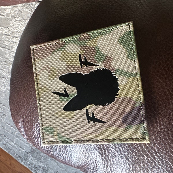 3.5x2in Custom Skeleton Shaka Hang Loose Patch IR Patch Military ...