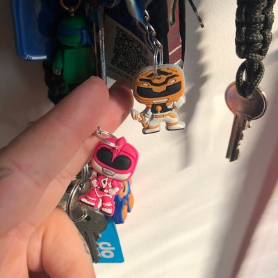 Power Rangers Keyrings/keychains Cartoon Cute Emo Kids Goth Fun Jake ...