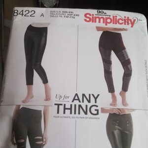 Simplicity Lizzie Mcguire Pattern 4104 TOP SKIRT CROPPED Pants Jacket ...