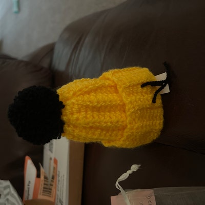 30 COLOURS Custom Gear Knob Stick Shift Cover Crochet Knitted Pom Pom ...