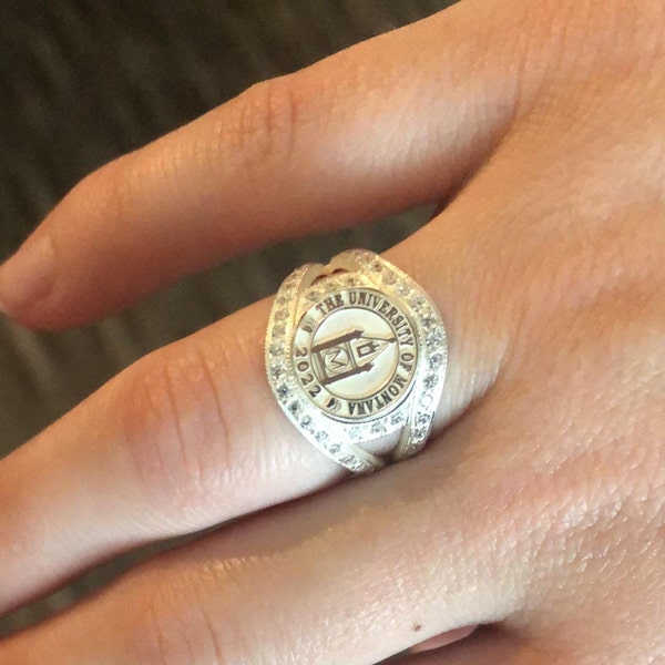 College Ring, University Ring , Graduation Gift , Graduation Ring ...