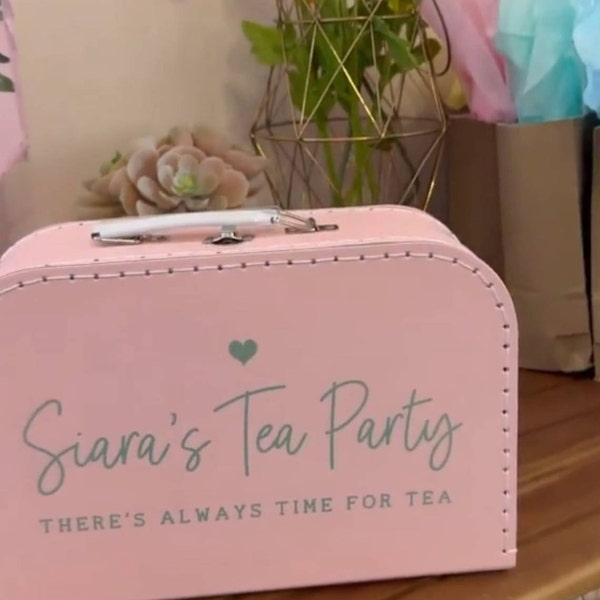 Personalized 15 Pc. Pink Polka Dot Tea Set, Personalized Toys for Kids ...
