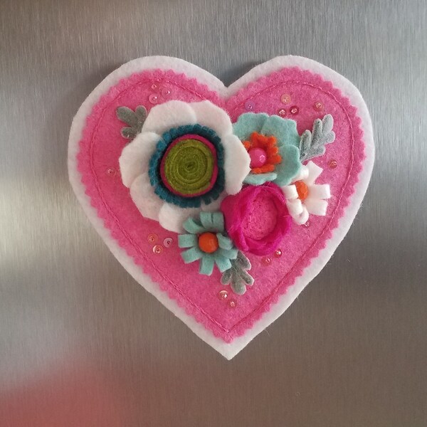 PDF Pattern, Wool Felt Pattern, Seed Packet, Flower Embroidery, Garden ...