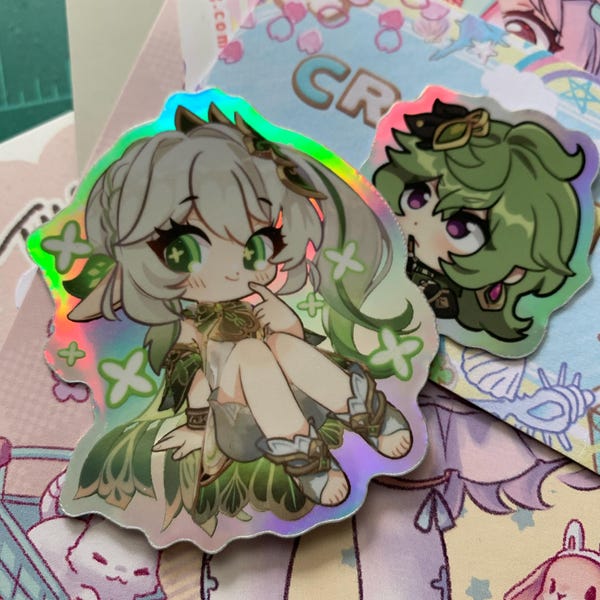 Stelle honkai Star Rail Protagonist in the Trash Can Holo Sticker ...