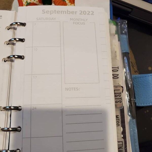 Planner Divider Stickers Label Your Tabs Matte Clear or Matte White ...