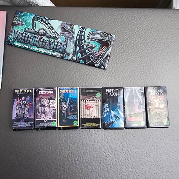 VHS Inspired Mini Magnets 1 X 2 Lots of Titles You Choose Horror Genre ...