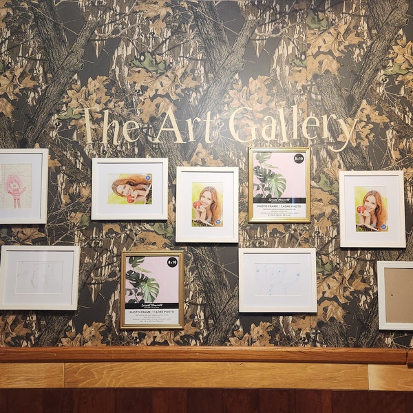 The Art Gallery Wall Decal | Children Art Sticker | Kids Artwork ...