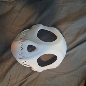 Raven Bird Skull Corvus Bone Skull Mask Movable Moving Hinge Jaw 3D ...