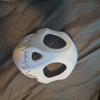 Raven Bird Skull Corvus Bone Skull Mask Movable Moving Hinge Jaw 3D ...