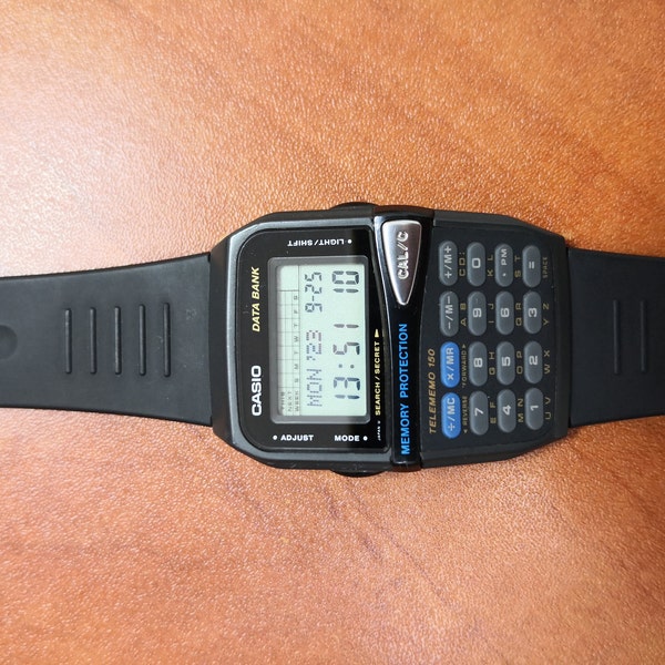 Casio DBC-610 With WR Symbol Calculator Data Bank Watch Module 676 ...