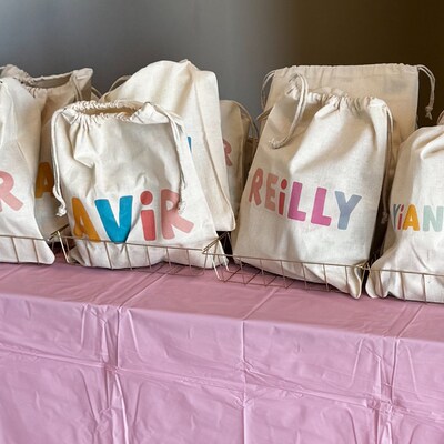 Party Hat Birthday Bag Kids Goodie Bag Customized Goodie Bag Custom ...