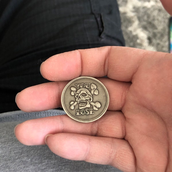 I Win/you Lose Decision Maker Coin - Etsy