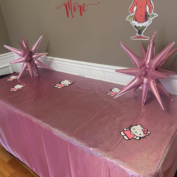 Set of 4 Kitty Die Cuts, Kitty Centerpieces, Kitty Party Decor, Photo ...