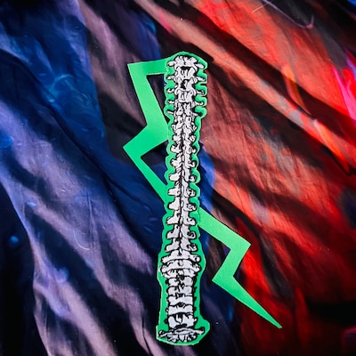 Bone Goth Patch Embroidered Iron on Patch - Etsy