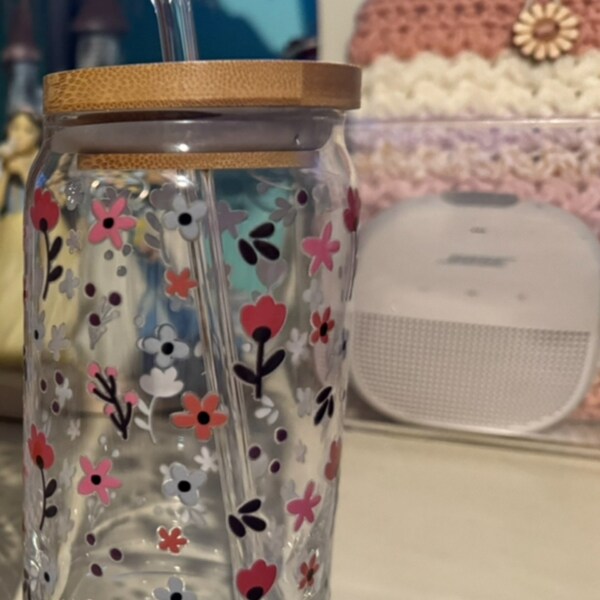 Girls Glass Cup / Girls Tumbler / Girls Gifts / Gifts for Her / Cute ...