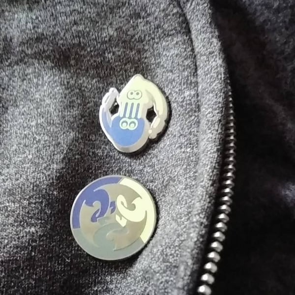 Tricolor Splatfest 2.5cm Metal Pin - Splatoon 3 Unofficial Merch - Etsy