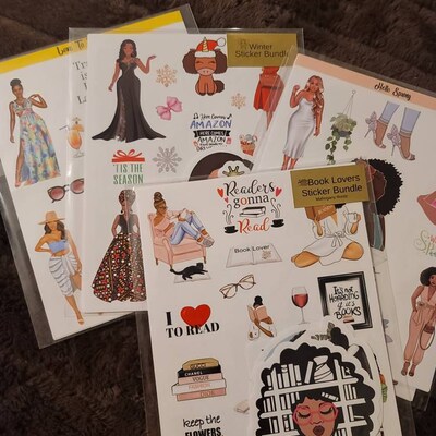 Self-care Stickers self-love African American Stickers black Girl ...