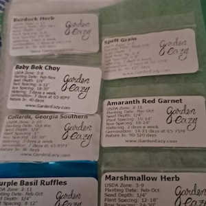Grow Baggie Ready to Go Fast Germination Seed Kit Includes Organic ...