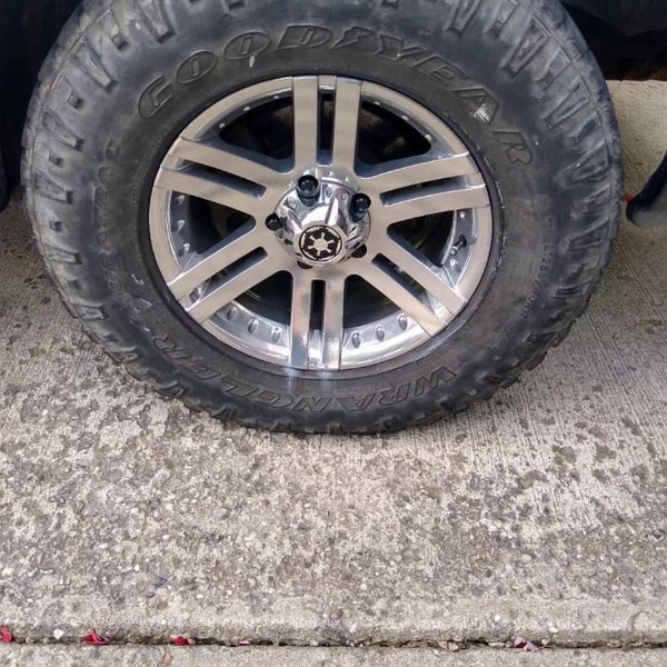 Metal Stickers Custom Car / Wheels Center Cap Logo Badge Wheel Trims ...